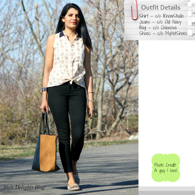 Style-Delights: LookBook: Paisley Shirt, Colorblock Tote And ...