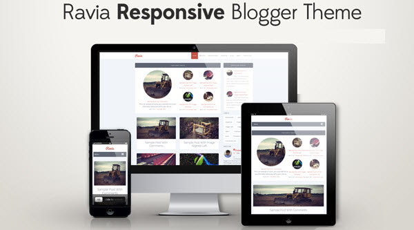Ravia - A Responsive Blogger Templates | Blogger Templates 2016