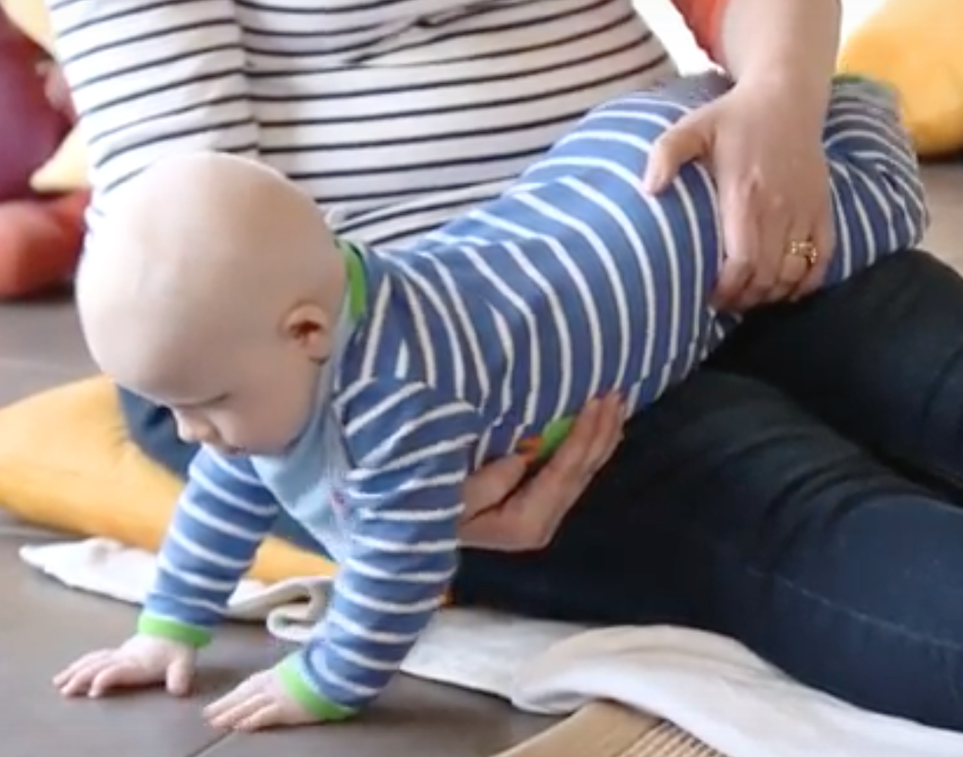 Baby Bumpkin Worm Pose - Children Inspired by Yoga