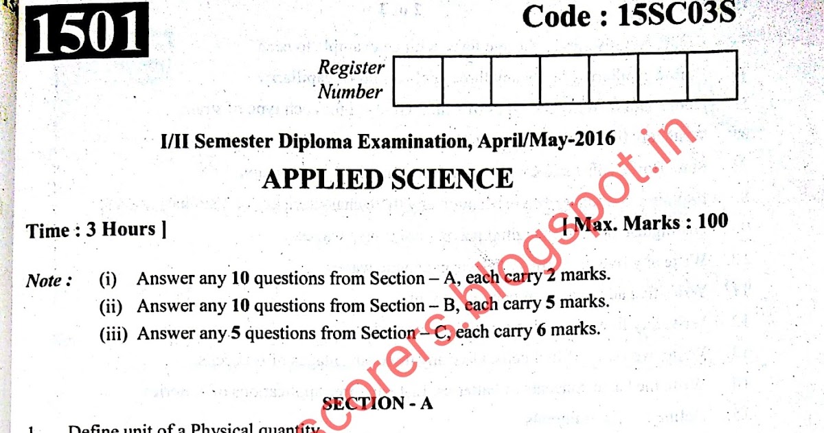STUDENT SPOT(Diploma In Polytechnic Education -Karnataka): Download ...