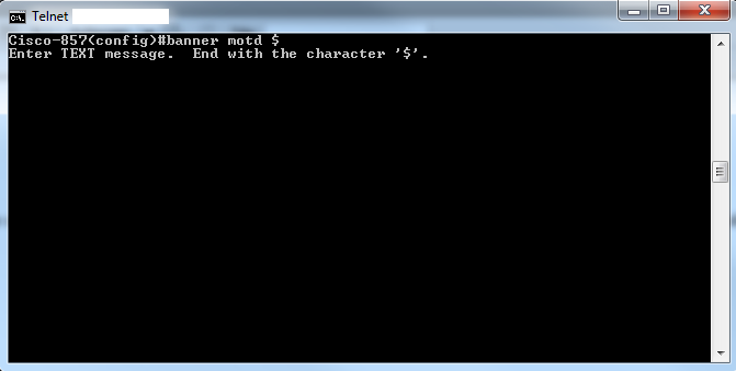 The Super Kev Super Blog: Cisco IOS - MOTD, Exec and Login Banner
