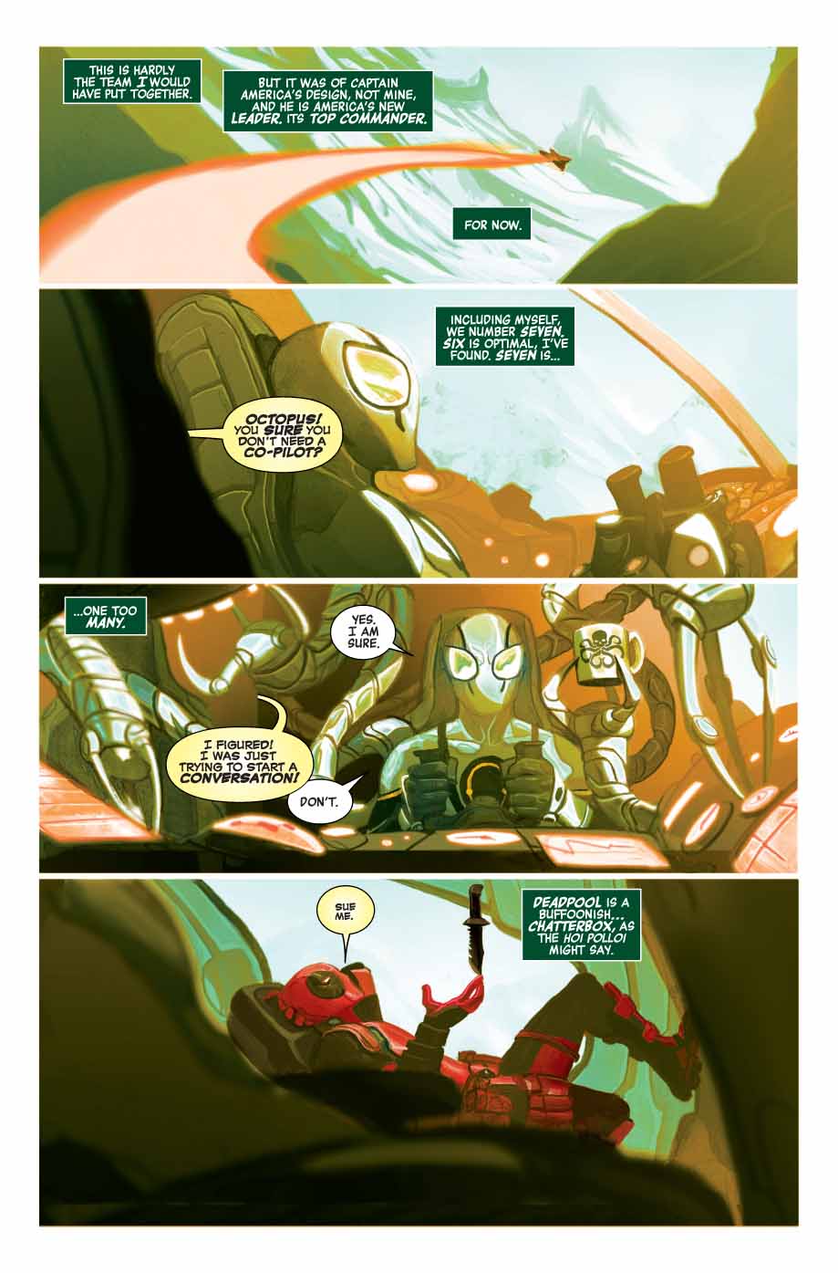 SNEAK PEEK : "Avengers" - ' 'Deadpool' and the 'Superior Octopus'