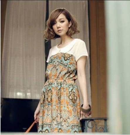 Contoh Model Mini Dress Cantik Ala Artis Masa Kini | koleksi dress terbaru