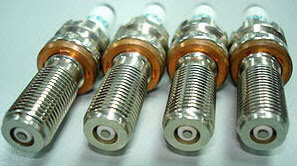 VW SYNCRO: The surface discharge spark plugs ignition.