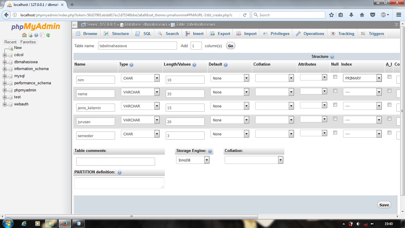 Cara Membuat Database MySql Dengan Phpmyadmin