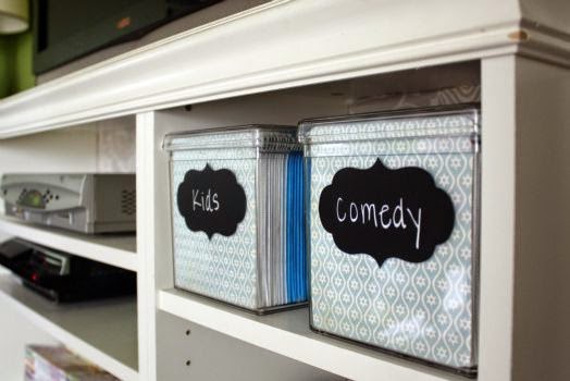 Serenity Now: 10 Ways to Organize DVDs {Organizing Tips and Tricks}