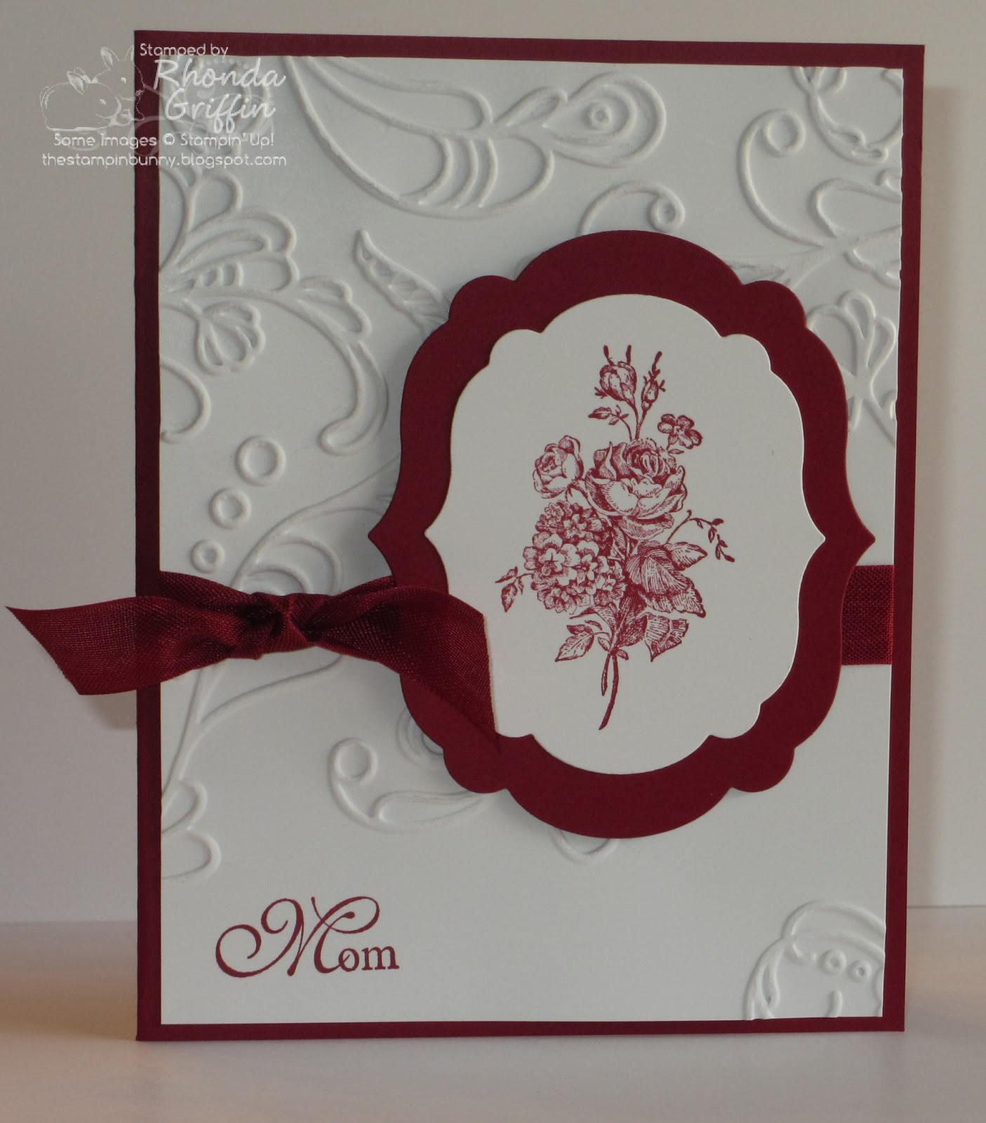 The Stampin' Bunny: Stamp A Stack Floral Monochrome Cards