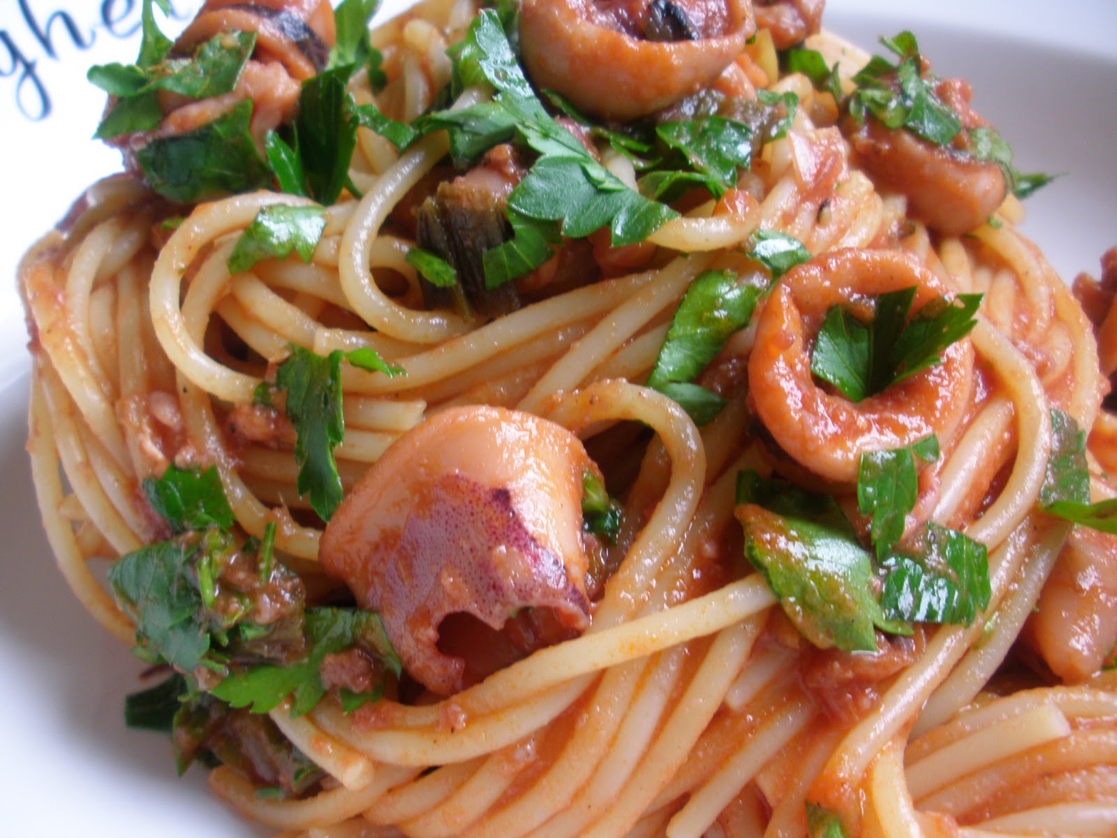 Come to cook: Σπαγγετι με καλαμαρακια