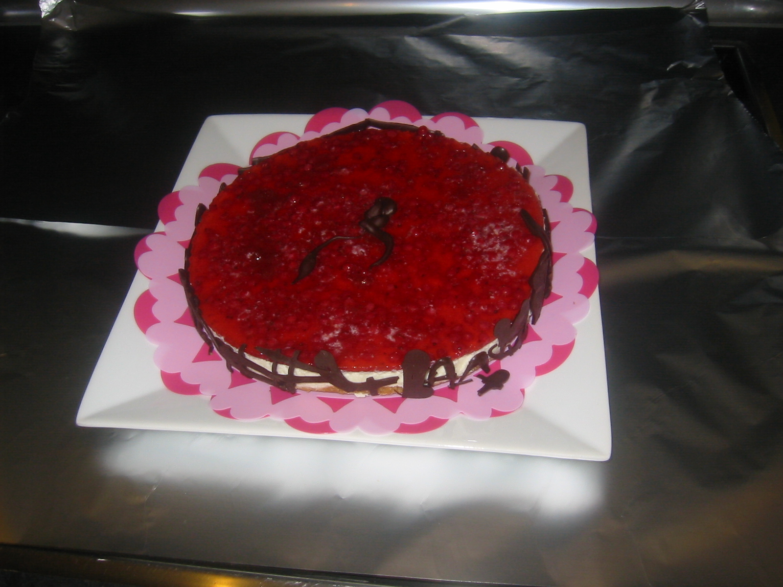 Caton Delight: Mi Tarta de Choco-queso y grosellas