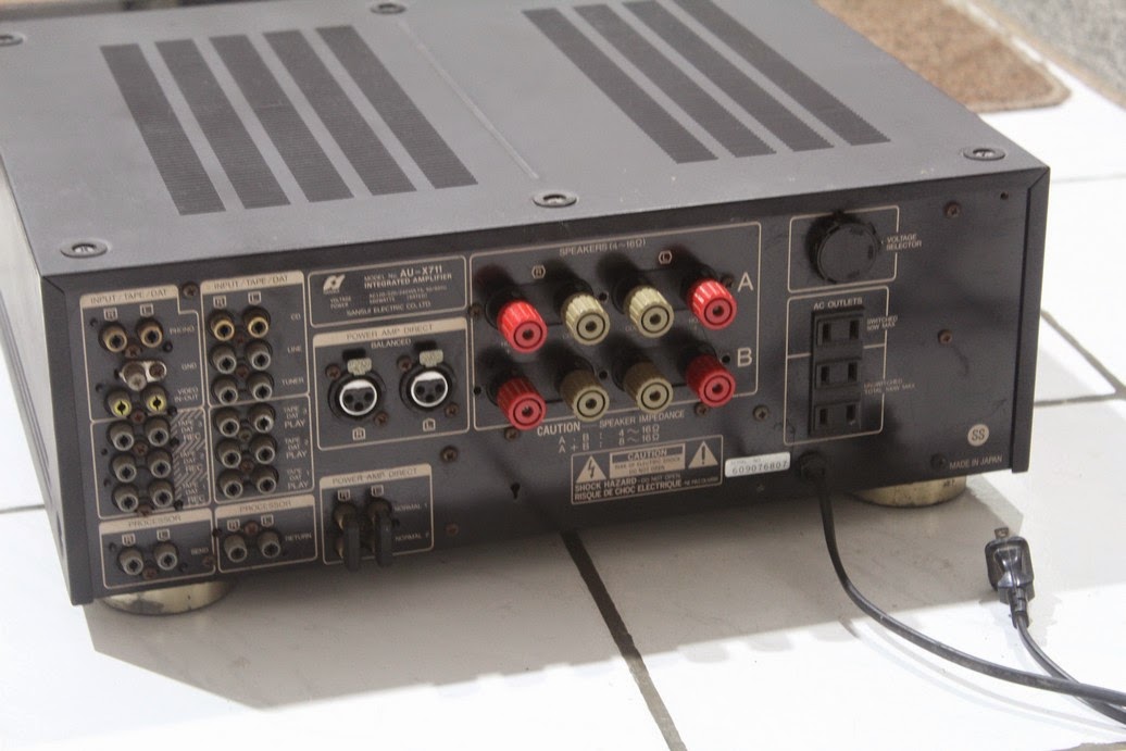 audio2nd: SANSUI AU-X711 (STEREO AMPLIFIER)...TERJUAL