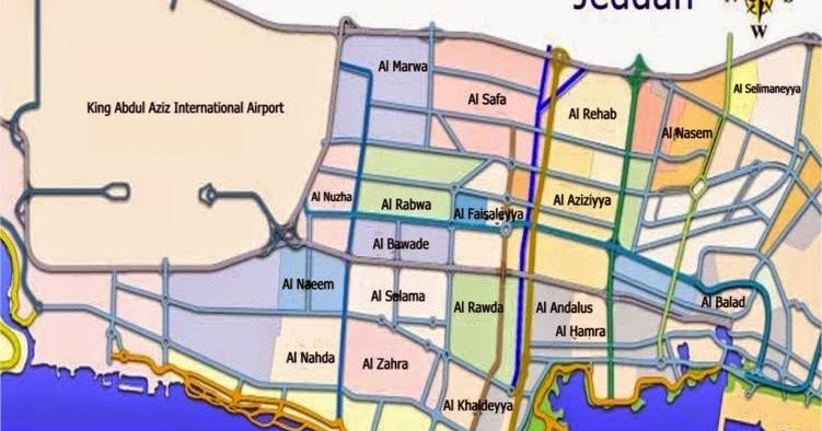 Jeddah City Maps - Free Printable Maps