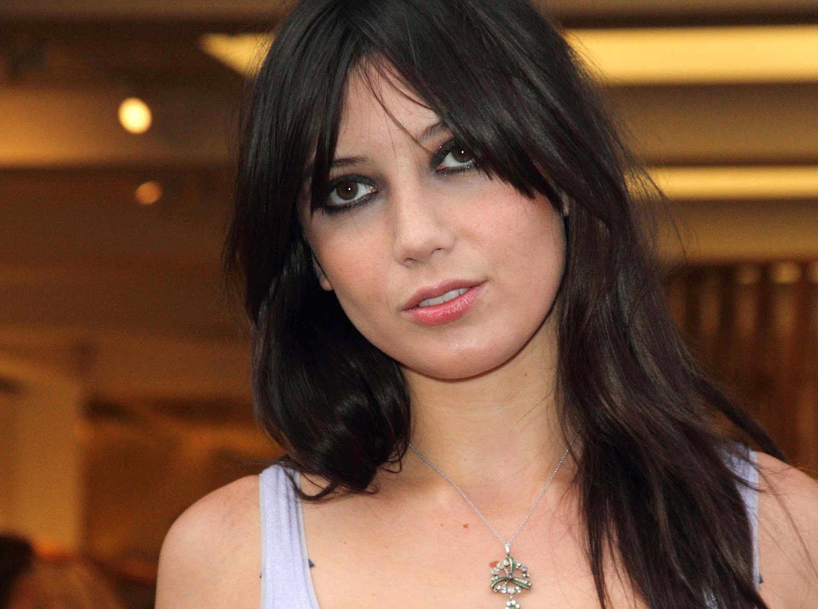 Daisy Lowe Bra Hot Cleavage Sexy HQ Photos at Vogue Fashion Night Out 2012