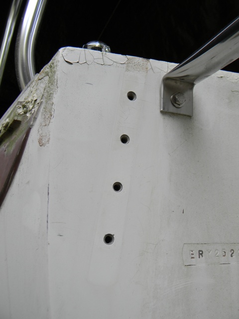 Ericson 25, Oystercatcher: Rigging, Standing, Chainplates, Aft, Removal ...