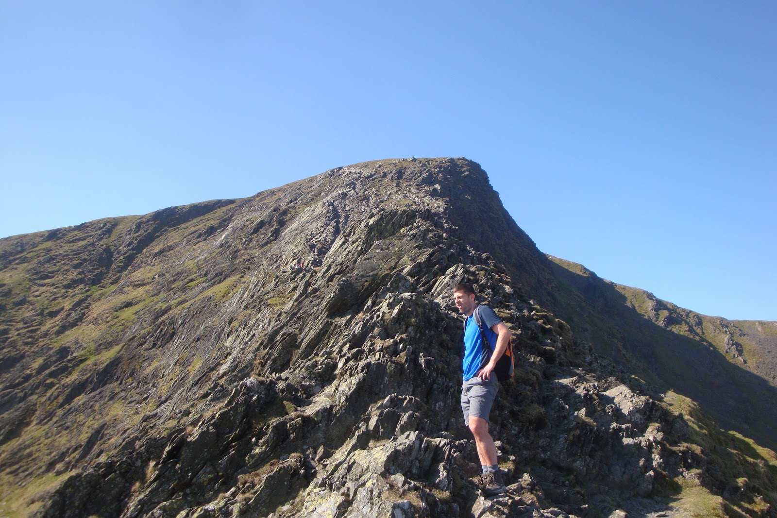 Blencathra via Sharp Edge Walk - returning via Blease Fell. A superb ...