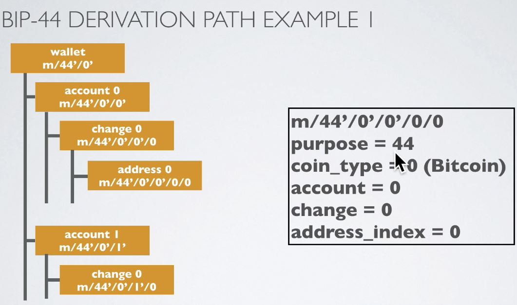 Hierarchical Deterministic wallet - BIP32 and BIP44 - New Technology