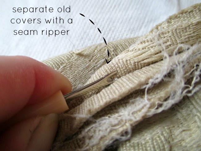 High Heels and Training Wheels: DIY Couch Reupholster With a Painter's ...