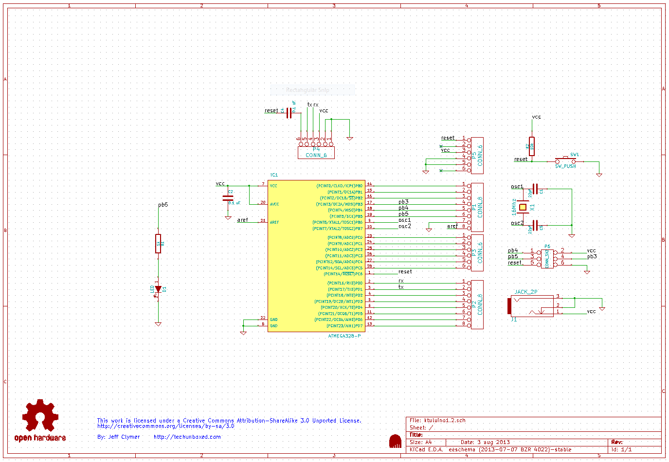 Techunboxed: Ktuluino - How to Build Your Own Arduino Clone