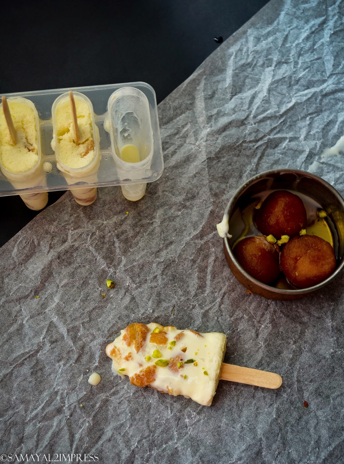 samayal2Impress: VANILLA GULAB JAMUN POPSICLE RECIPE/EGGLESS VANILLA ...