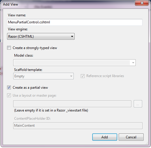 Aspiring Architect: MVC Razor - Using Sections & Partial Views