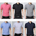 baju kemeja lelaki simple plain kasual pejabat Slim Fit Male Casual ...