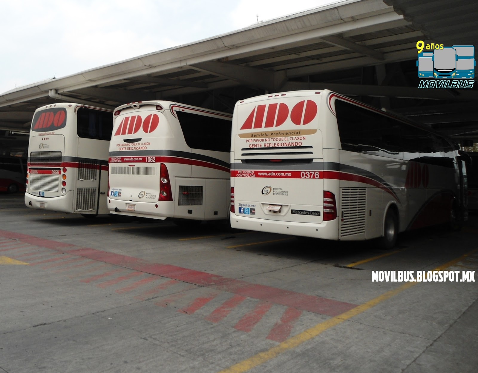 Autobuses de Oriente en el año 2012
