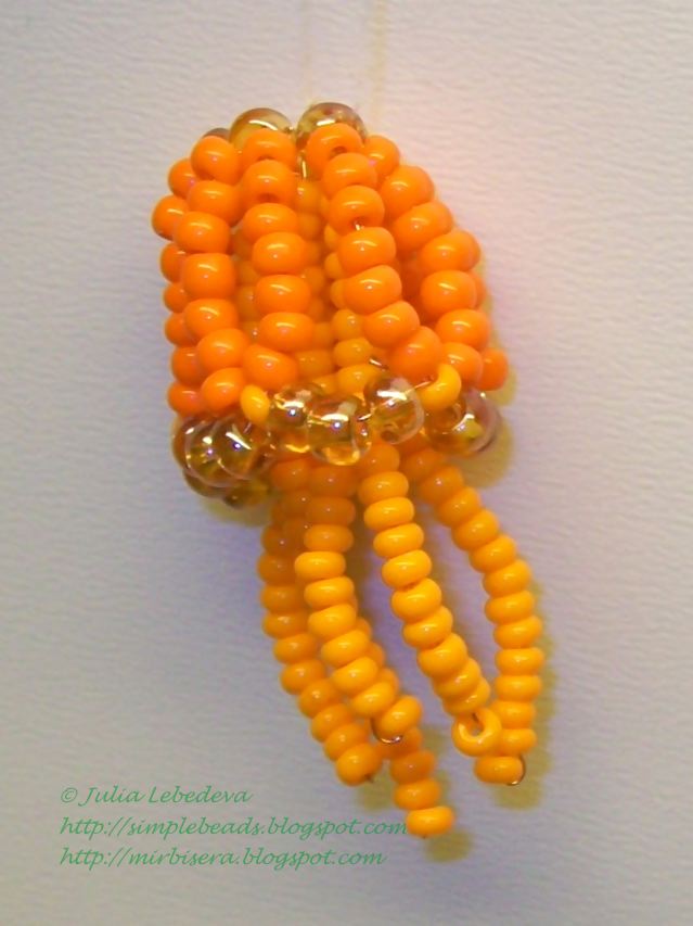 Beading for the very beginners: Jellyfish