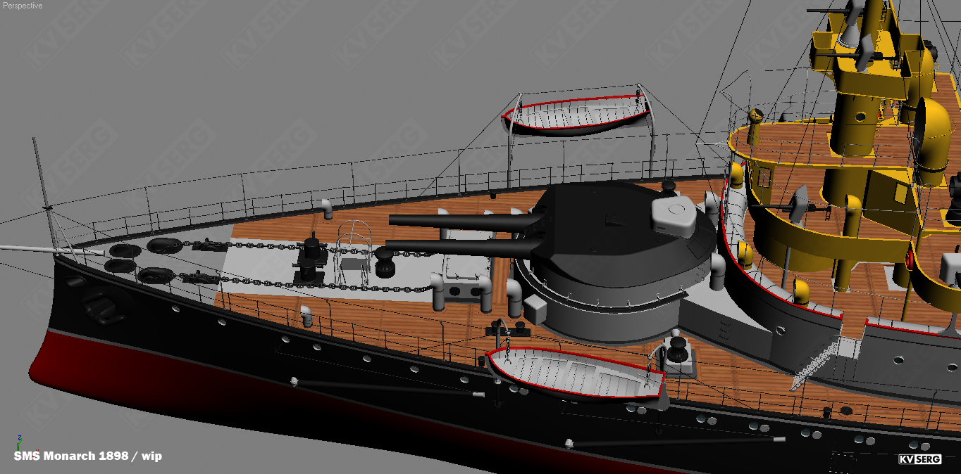 KVSERG ART: Additional images of the model SMS Monarch 1898