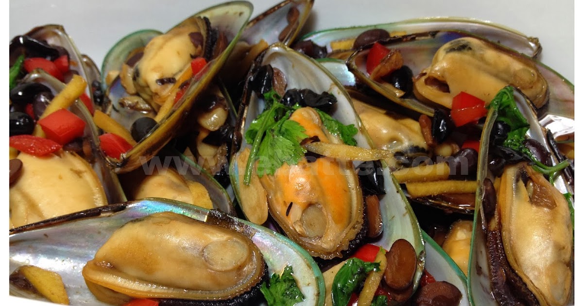 Sarap Recipes: Mussels in Black bean Sauce
