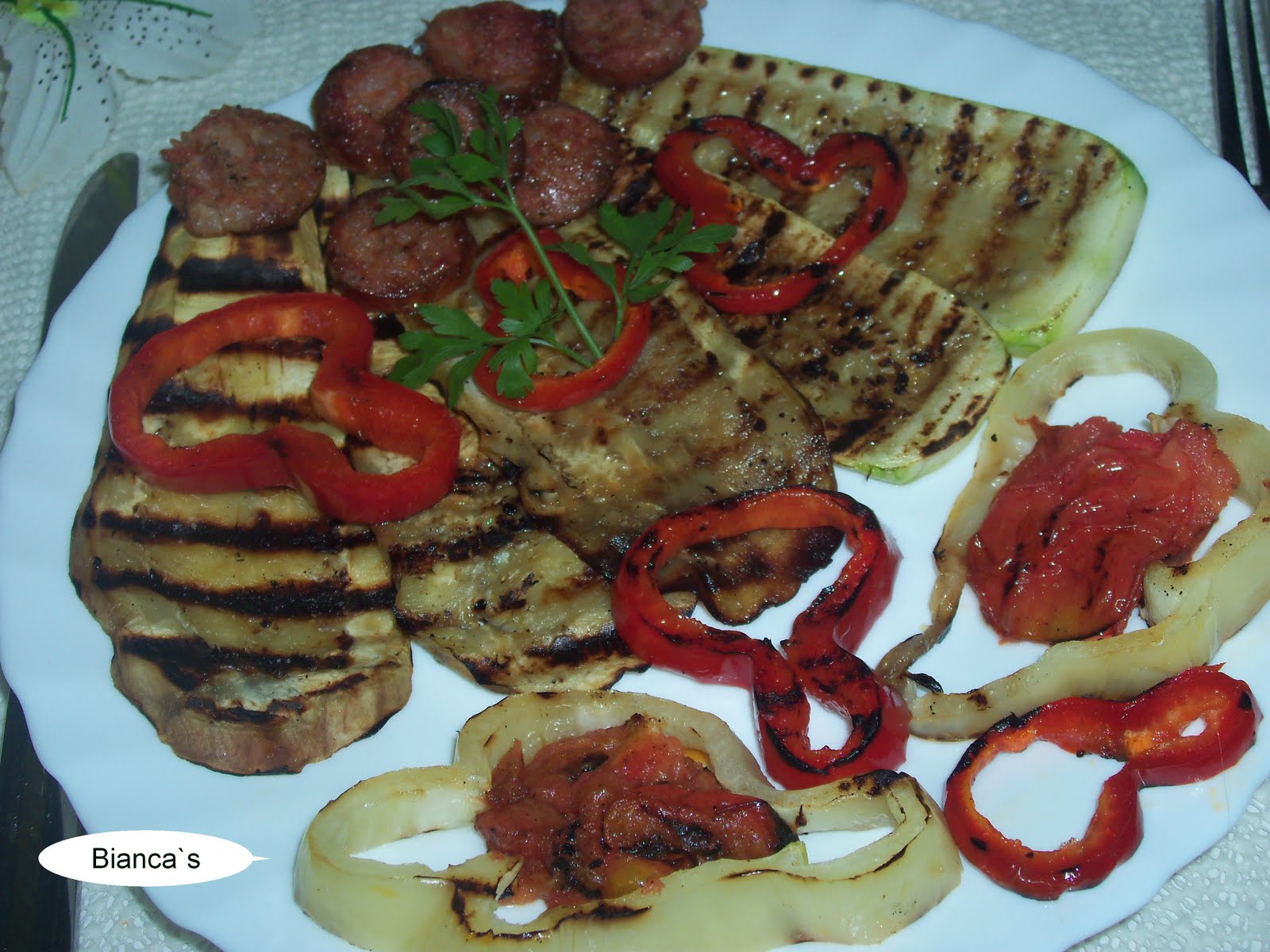 Legume la gratar ~ Bucataria din casa mea.