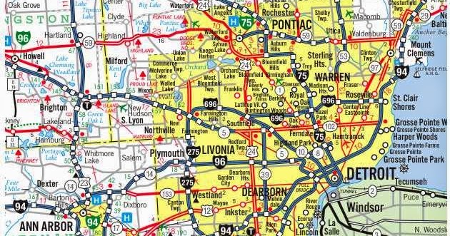 City Of Detroit Downtown Map - Free Printable Maps