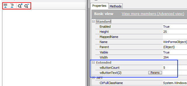 How To Access Extended Object Properties In Testcomplete