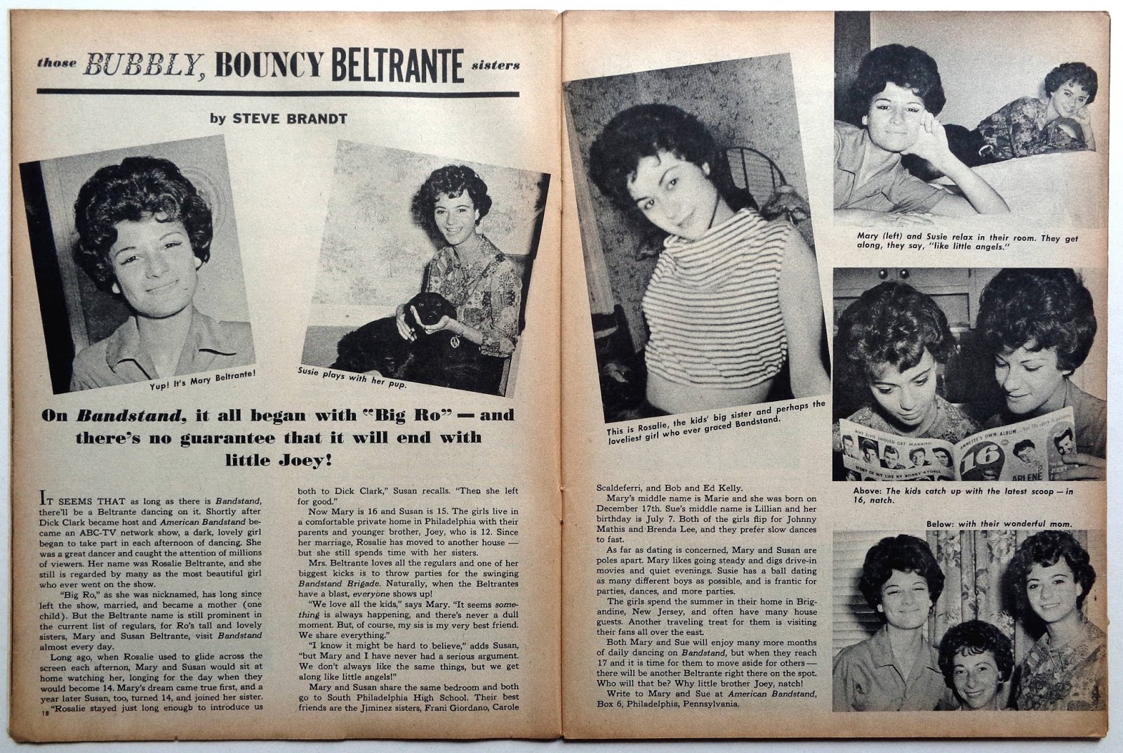 Past Print: 16 Magazine / November / 1960