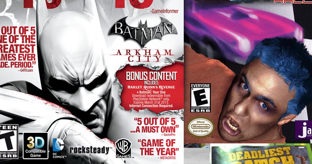 The Top 5 Worst Video Game Box Art