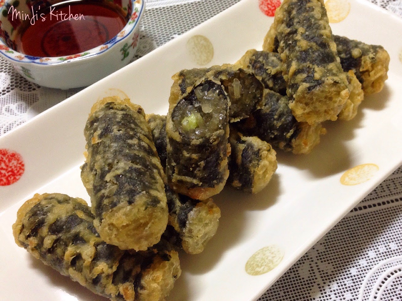 MinJi's Kitchen: Gim Mari Twigim 김말이튀김 (Laver Roll Fritters)