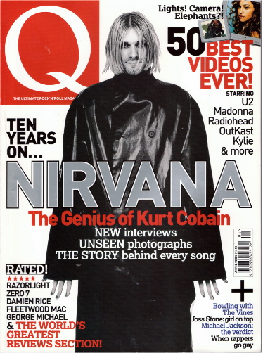 Greg Wilson A2 Media Project: Magazine Cover Research 1 - Q Magazine