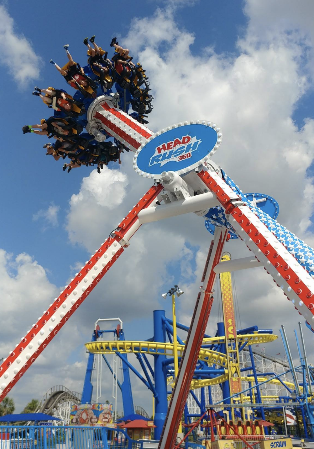 NewsPlusNotes: Fun Spot America Orlando Opens New Headrush 360 Thrill Ride