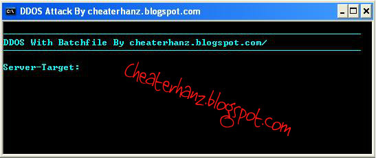 DDOS Melalui CMD (Command Prompt) | Hanz