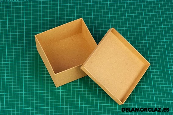 Tutorial decorar caja kraft en scrap | Manualidades