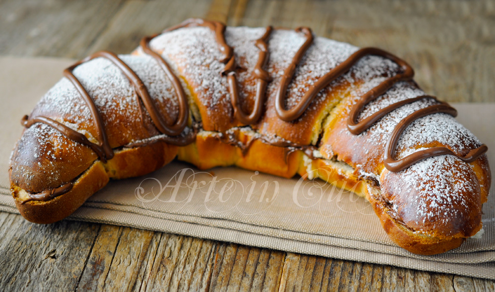 Cornetto gigante alla nutella con il Bimby TM5