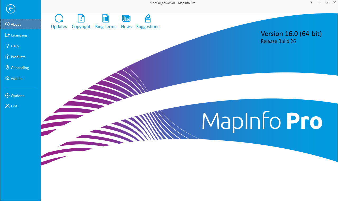 MapInfo Pro 15.2 (32bit và 64bit) phiên bản mới nhất - Tiện ích máy ...