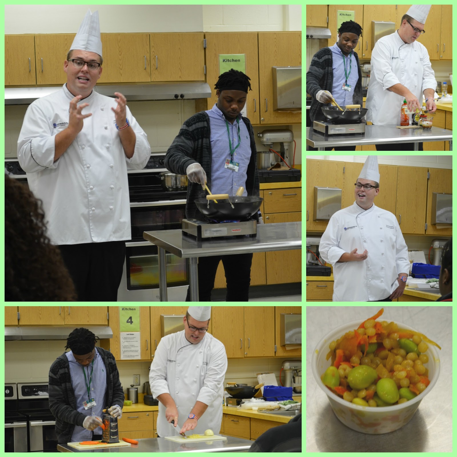 Culinary Arts Students Enjoy Johnson and Wales Presenter