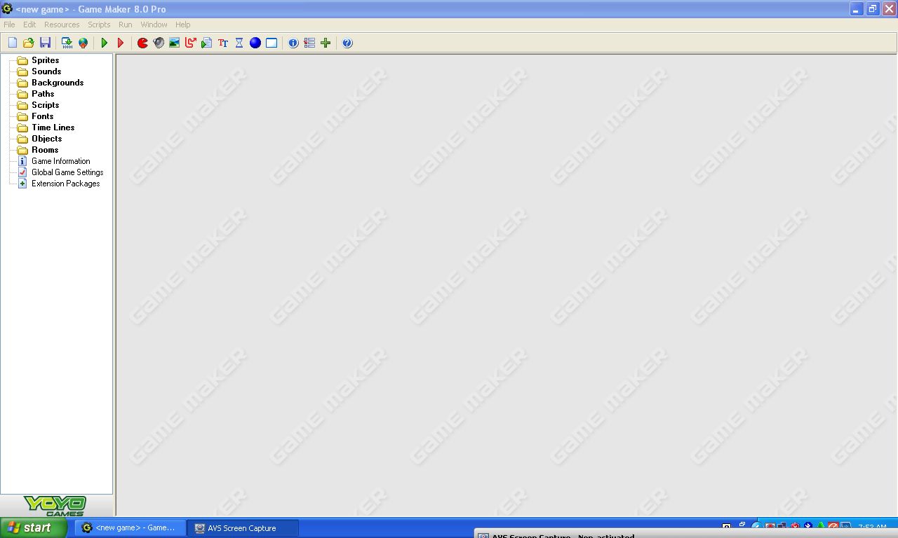 TUAGUS.COM: Tampilan Game Maker 8.0 Pro Bagian 1