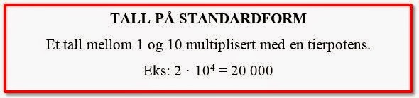 Matematikkens Verden: Store og små tall på standardform