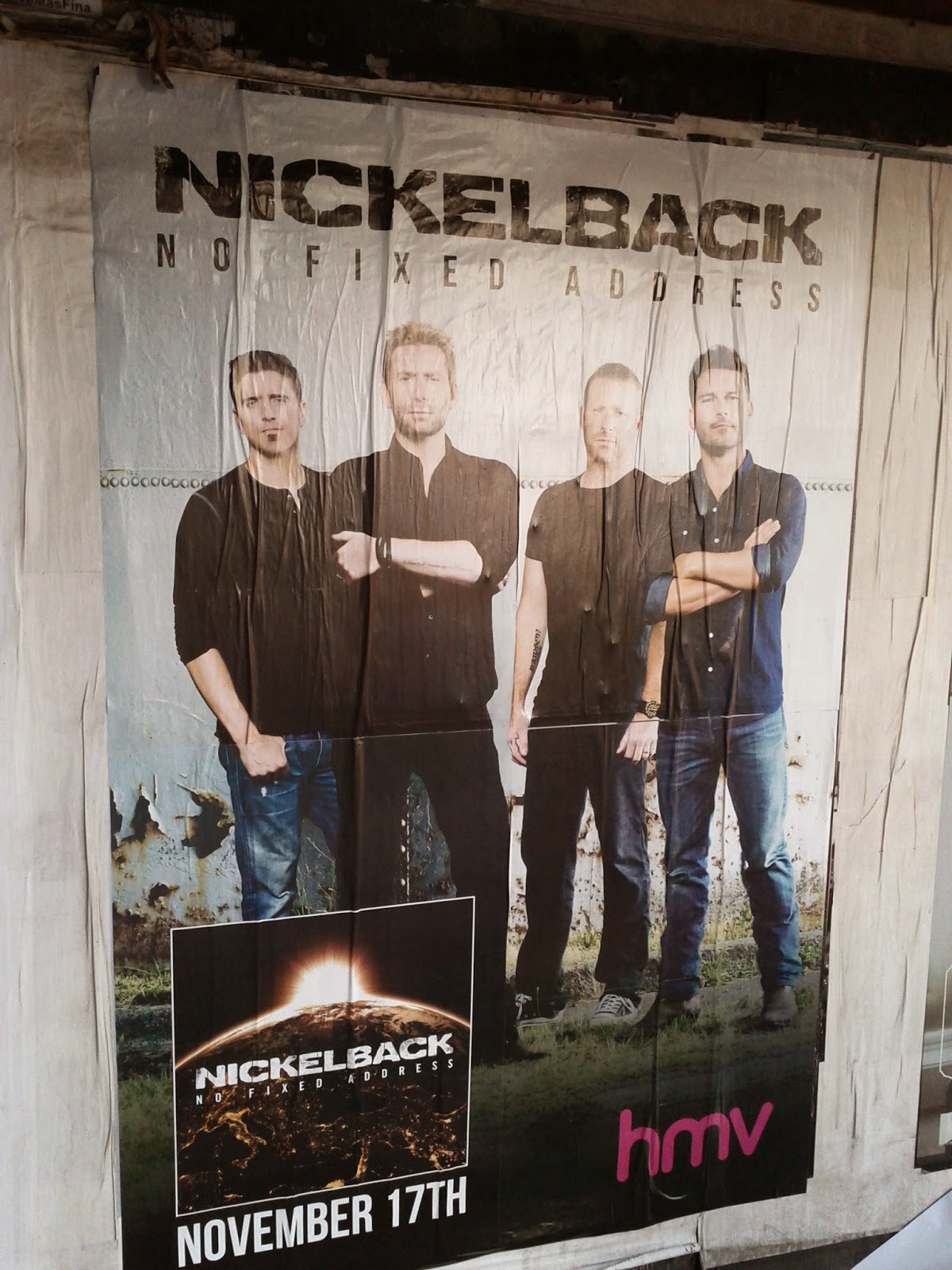 Toronto things: Nickelback No Fixed Address