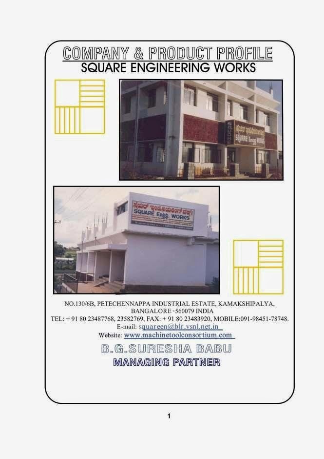Company Profile and Products | SQUARE ENGINEERING WORKS