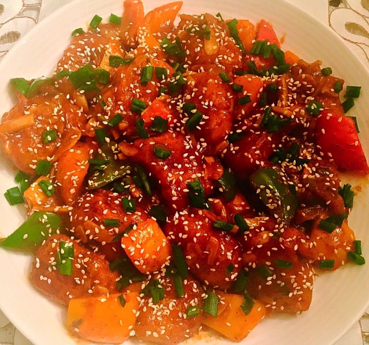 shiba's cuisines: Restaurant Style Crispy Honey Chilli Paneer