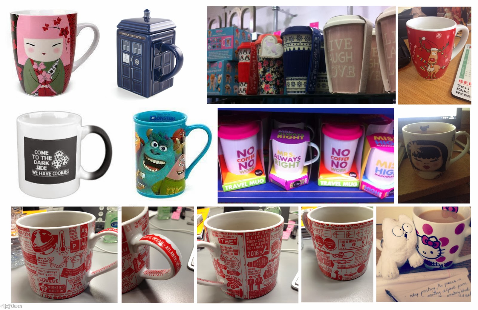 Liz Owen - Graphic Design and Illustration: APP Words: Existing Mug Designs