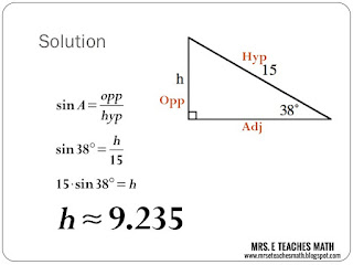 Trig Ratio Whiteboard Practice | Mrs. E Teaches Math