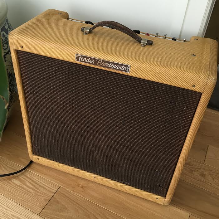 Jefs Tube Amp Blog: 1955 Fender 3x10" Bandmaster, 5E7. Yes, rare as can be.