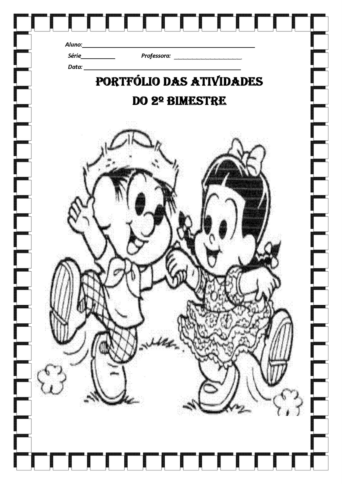 Capas De Provas Para Imprimir - RETOEDU